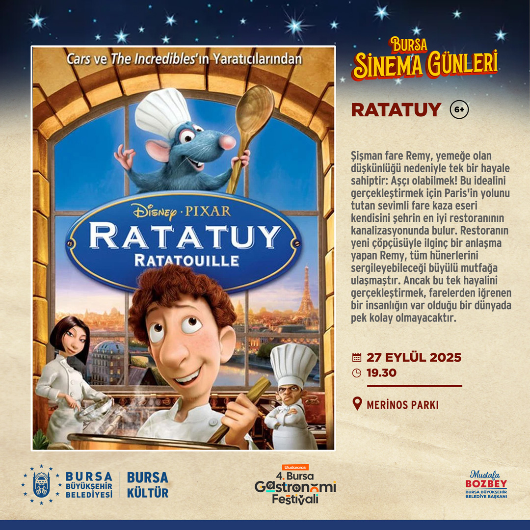 Ratatuy - Bursa Sinema Günleri | Bursa Kültür