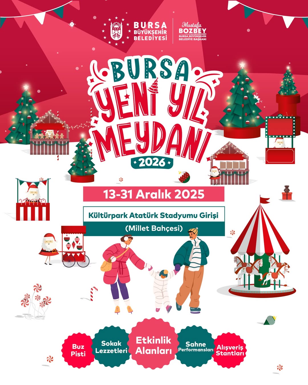 Bursa’da yılbaşı heyecanı başlıyor | Bursa Kültür