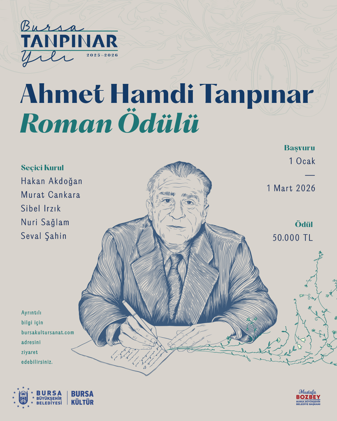 Ahmet Hamdi Tanpınar Roman Ödülü | Bursa Kültür